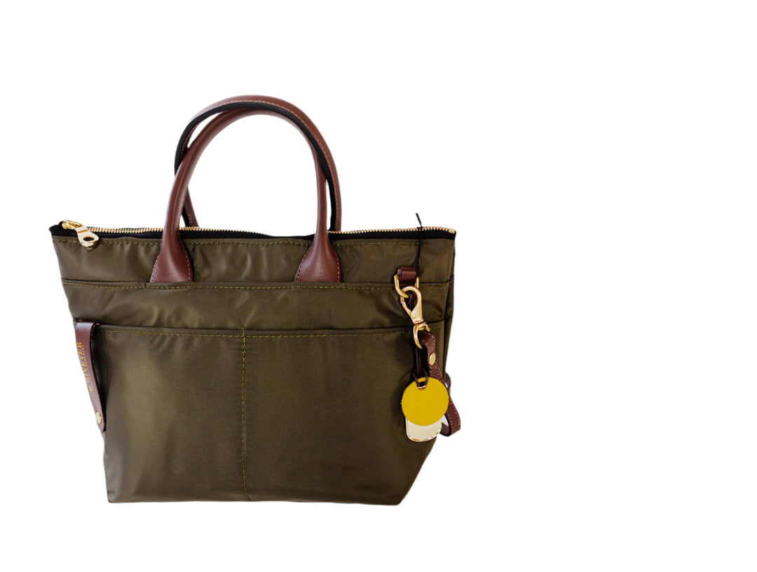 Dot | Fatigue Nylon + Brown Leather – R. Riveter