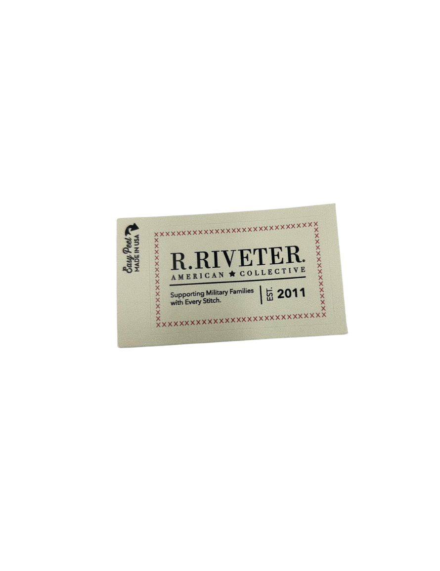 Sticker | R.Riveter Woven Label Vinyl Sticker – R. Riveter